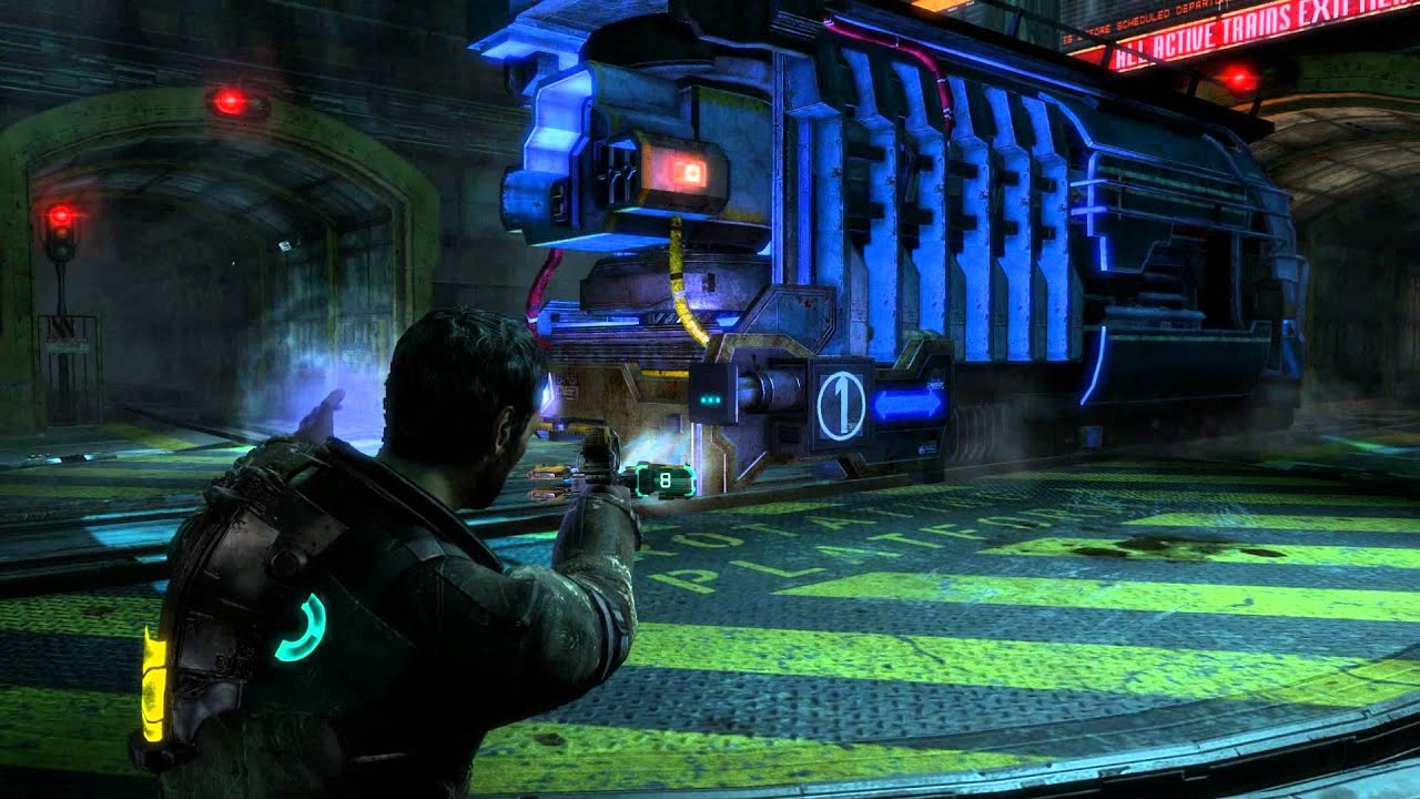 Dead Space 3 Use Kinetics to Put Train Parts Together - YouTube