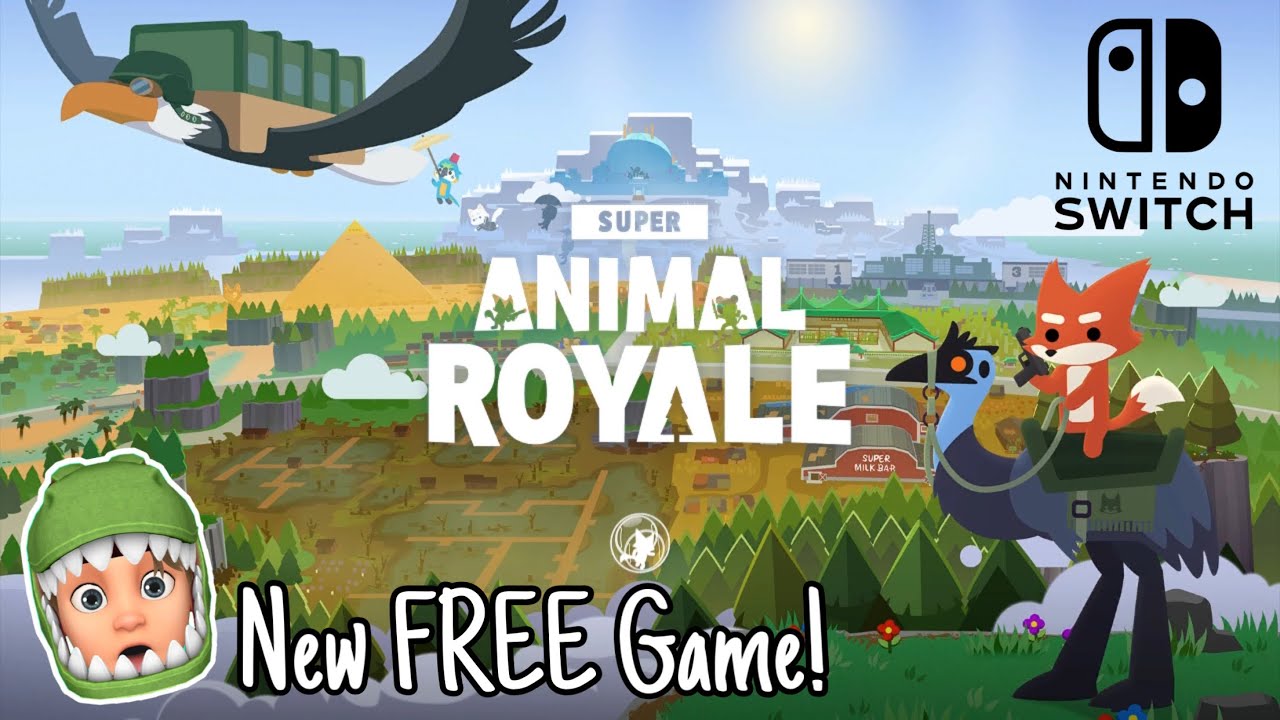 New FREE Game! Super Animal Royale Gameplay Nintendo Switch - YouTube