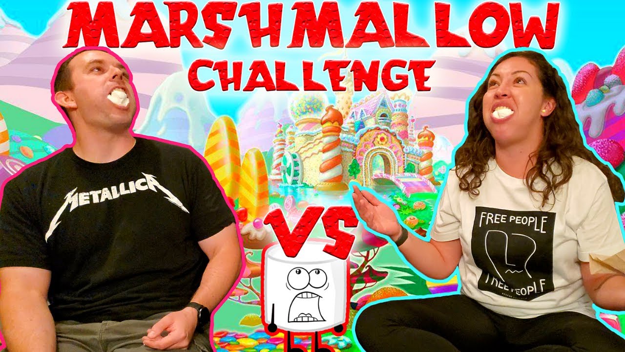 THE MARSHMALLOW CHALLENGE | Hilarious!! - YouTube