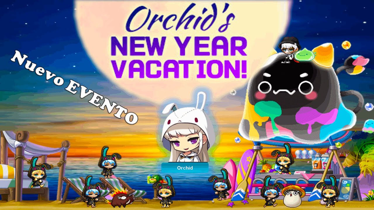 Orchid's New Year Vacation MapleStory 2022 - YouTube