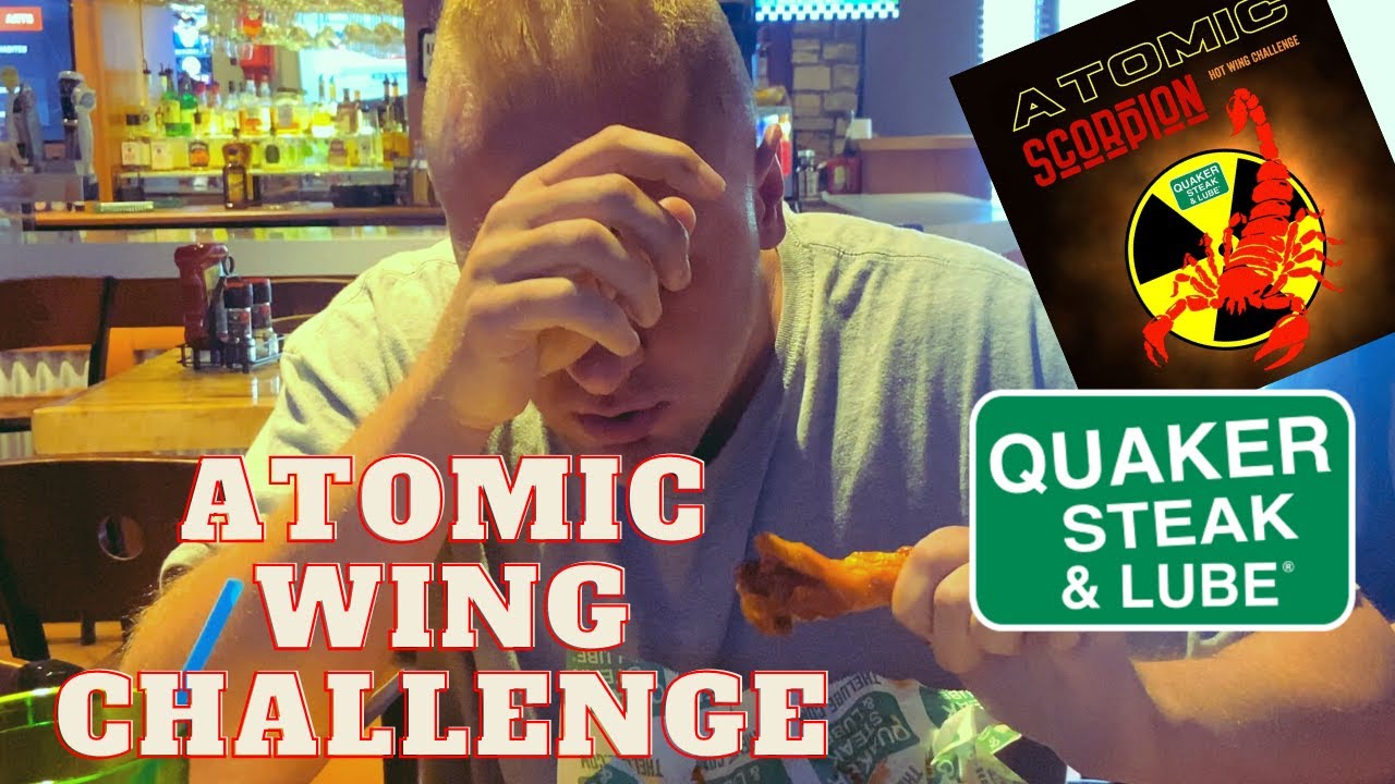 The Atomic Wing Challenge! | Quaker Steak & Lube - YouTube