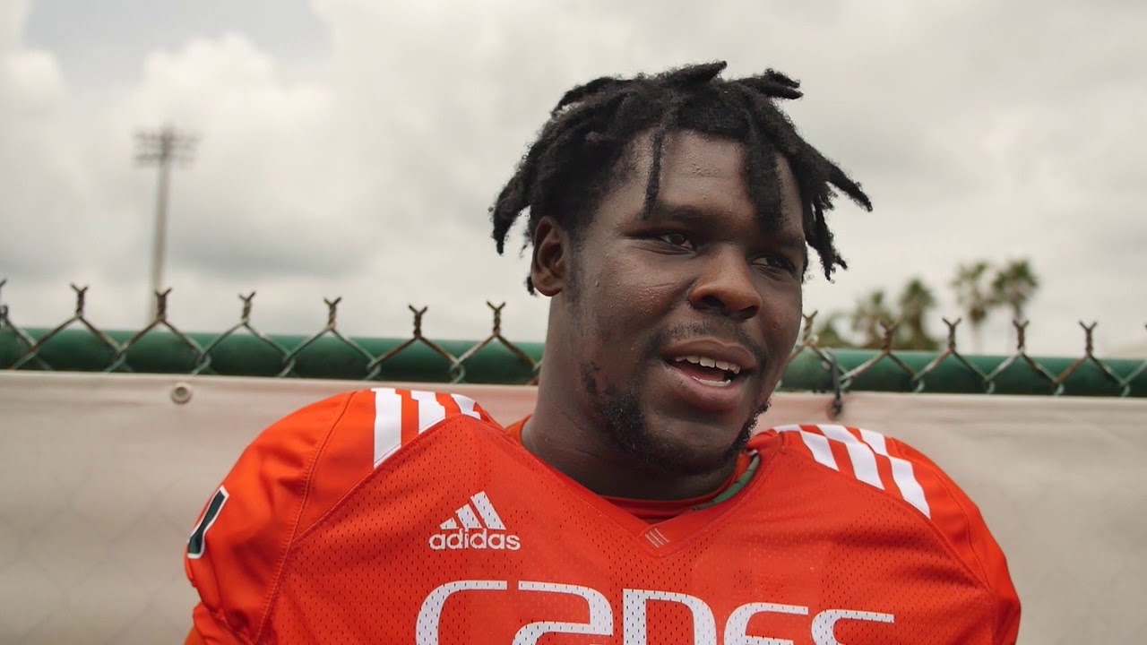 Chad Thomas | Post Practice | 9.27.2017 - YouTube