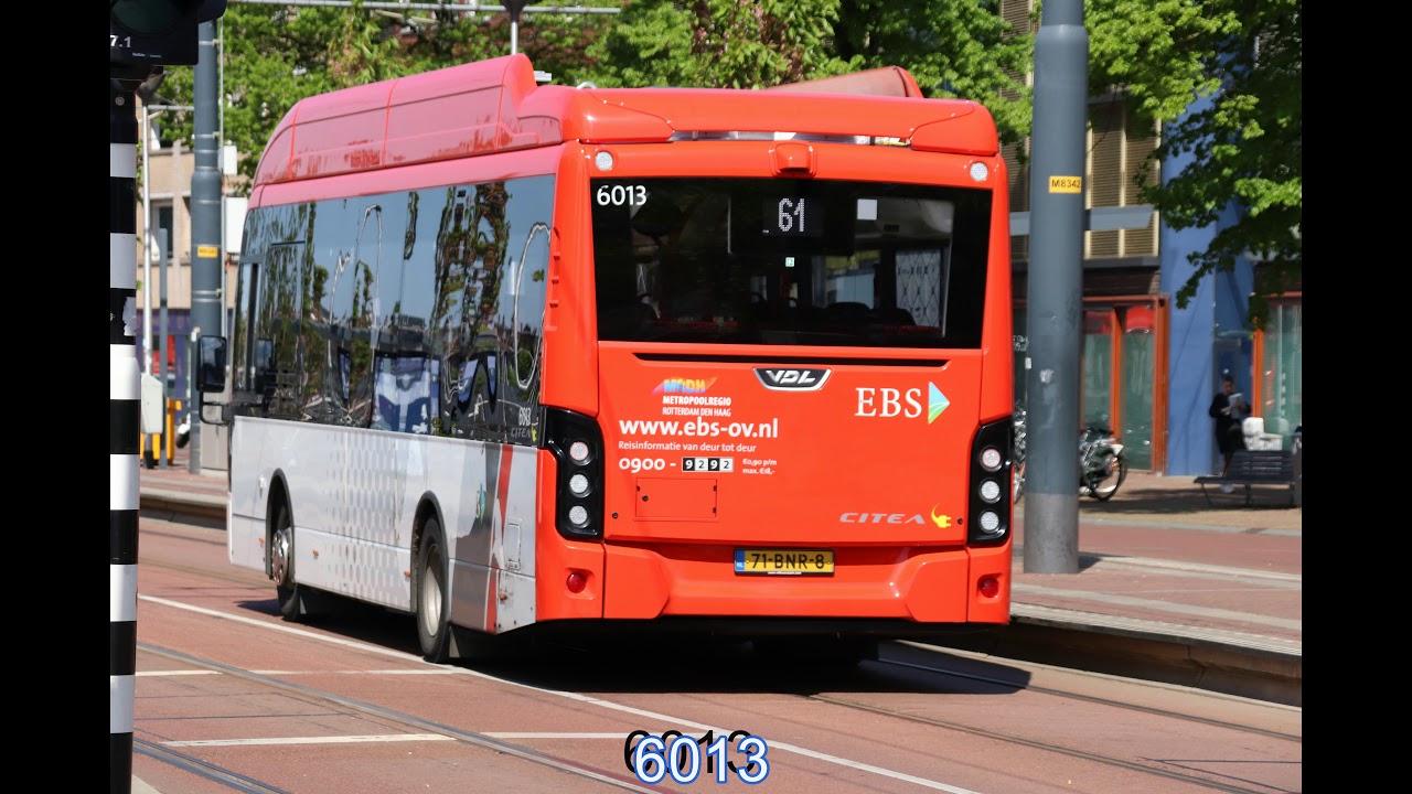 Delft (Bus; EBS (6000 series)) (20200424) (Slide show) - YouTube