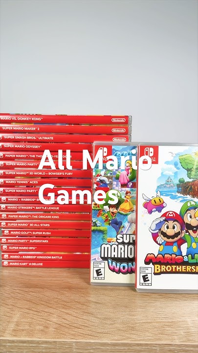 My entire Mario Game Collection#unboxing #shortvideo #nintendo #viralvideo - YouTube