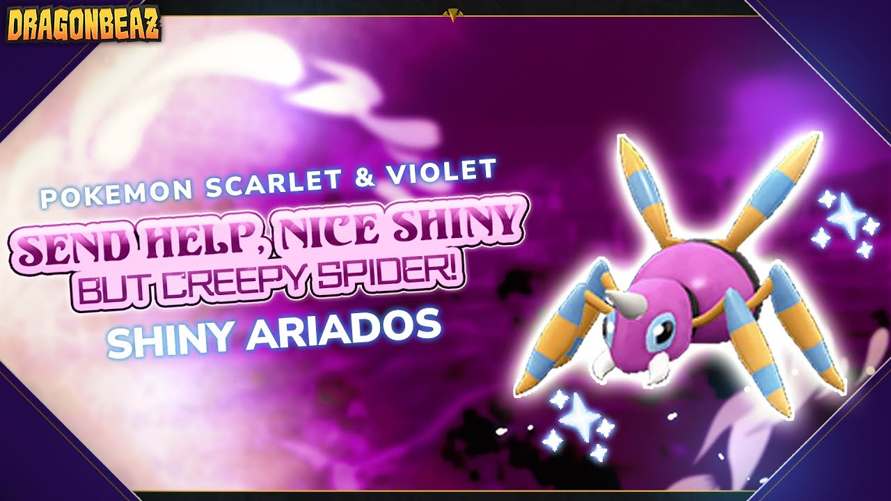 Send Help, Nice Shiny But Creepy Spider! | Shiny Ariados Reaction in ...