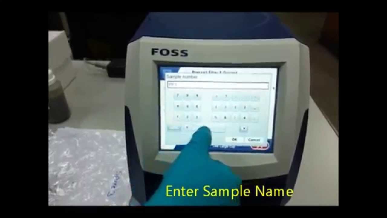 FOSS NIR DA - 1650 (Palm Fibre test / Analisa Fibre press sawit) - YouTube
