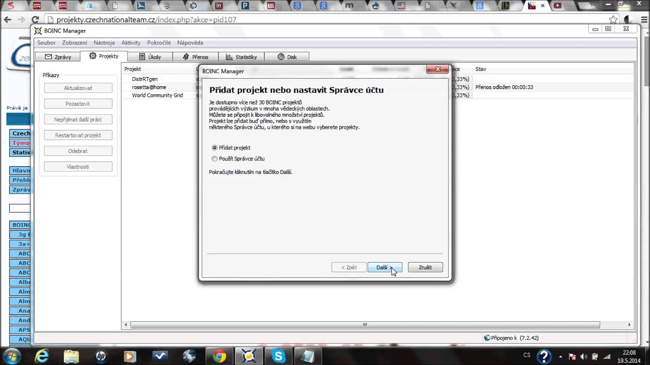 How to add project to BOINC manager on Windows - YouTube