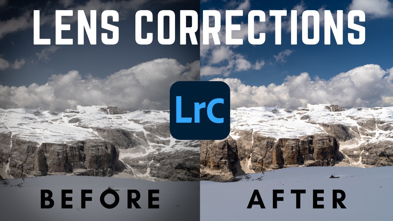 How to apply LENS CORRECTIONS to ALL your PHOTOS on IMPORT - YouTube