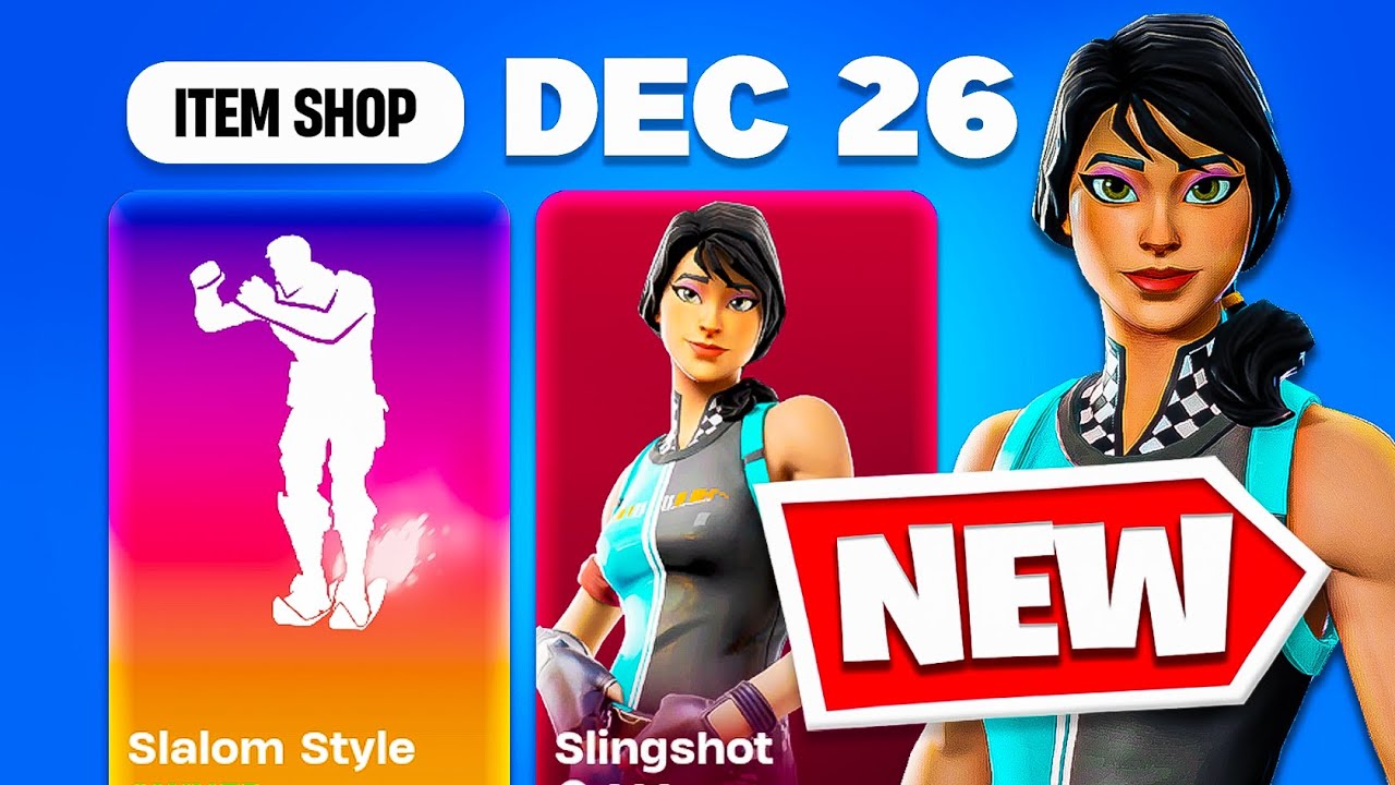 SLALOM STYLE EMOTE !! *NEW* Fortnite Item Shop (Dec 26 2024) - YouTube