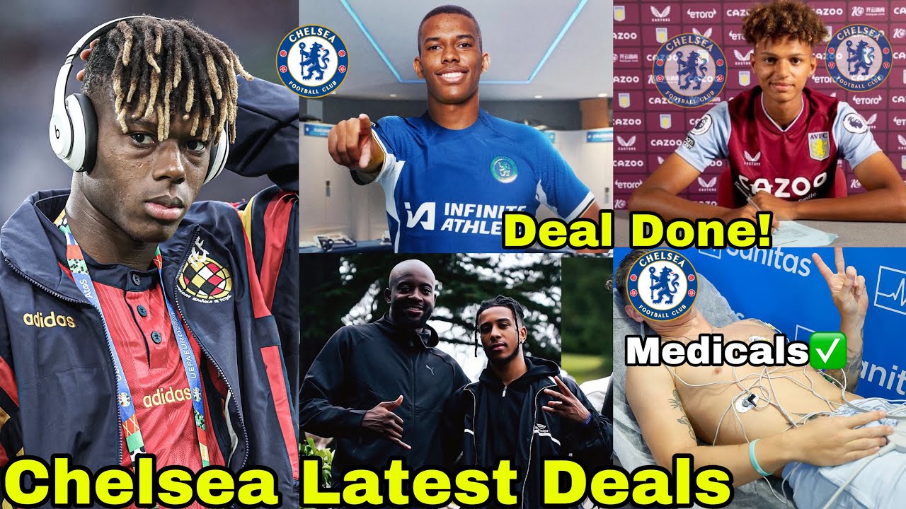 CHELSEA DONE DEALS Estevao Willian & Omari Kellyman To Chelsea🔥Medicals ...