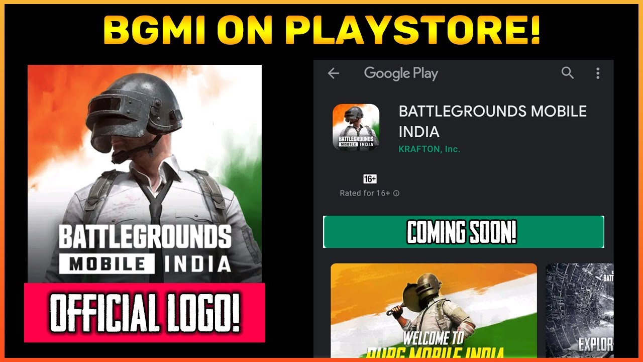 Battleground Mobile India Logo Reveal || Playstore Trick For Bgmi ...