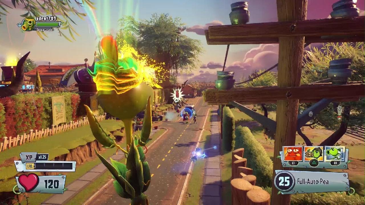 Plants vs Zombies GW2 The backyard - YouTube