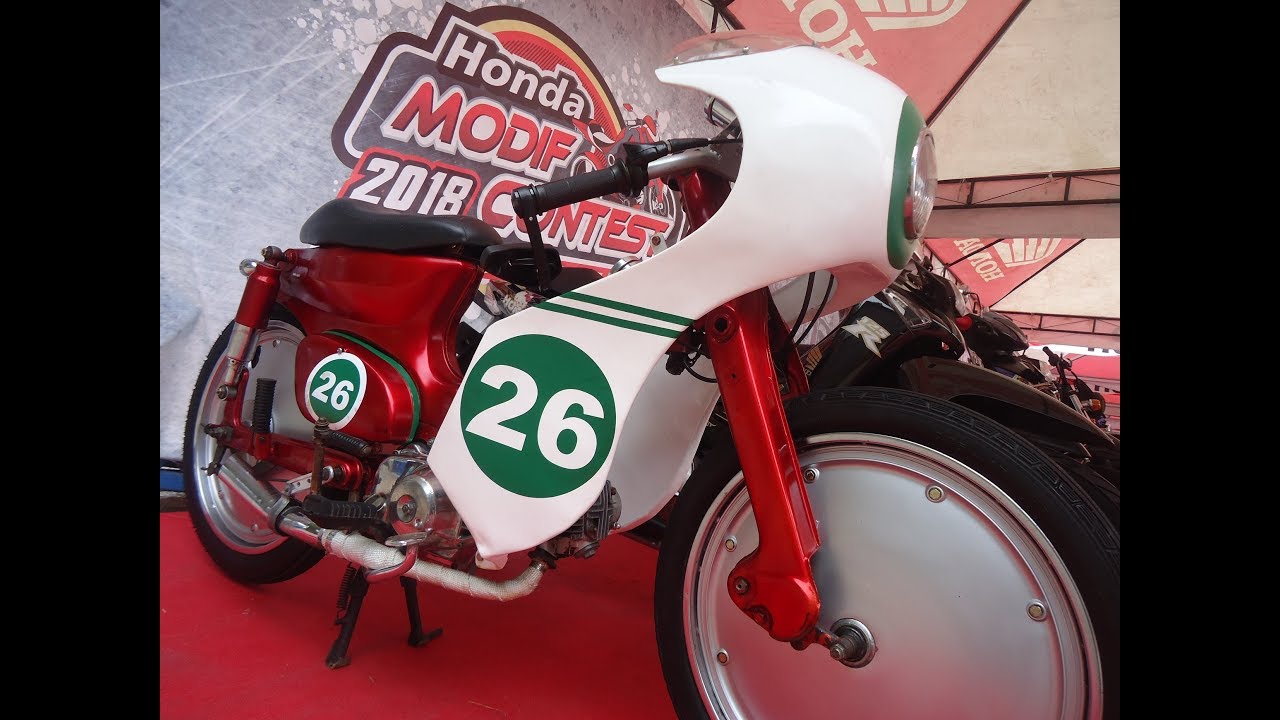 Classic Choppy Cub Cafe Racer Honda C70 - YouTube
