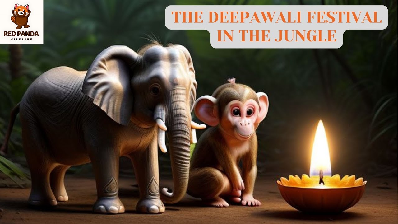 A Story of The Deepawali Festival in the Jungle🦁🐒🎆 | Diwali Celebration ...