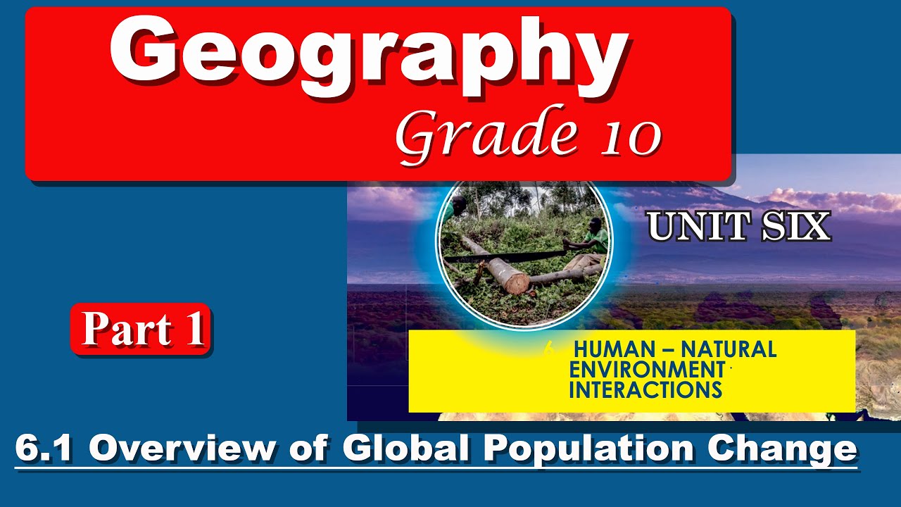 Grade 10 geography unit 6 part 1 || Human - Natural Environment ...
