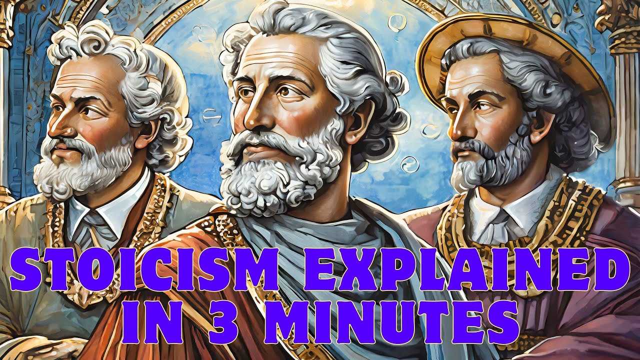 STOICISM EXPLAINED IN 3 MINUTES - YouTube