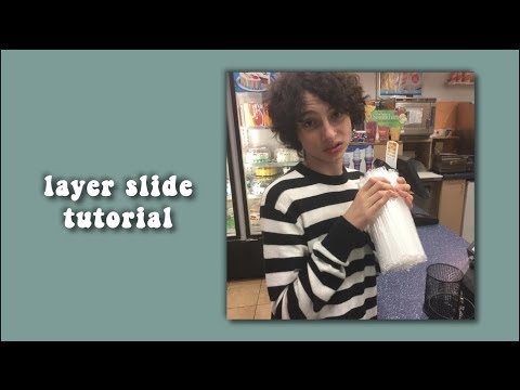 layer slide tutorial | after effects - YouTube