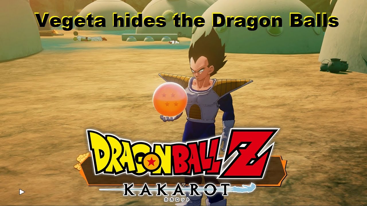 Dragon Ball Z Kakarot Vegeta hides the Dragon Balls - YouTube