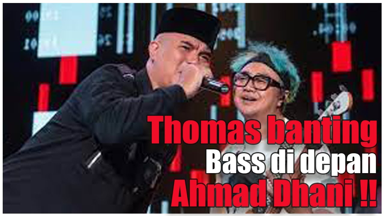Thomas Ramdhan Banting Bass di Depan Ahmad Dhani!! - YouTube