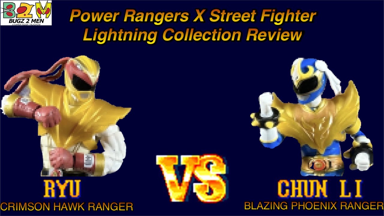 Power Rangers X Street Fighter: Crimson Hawk Ranger and Blazing Phoenix ...