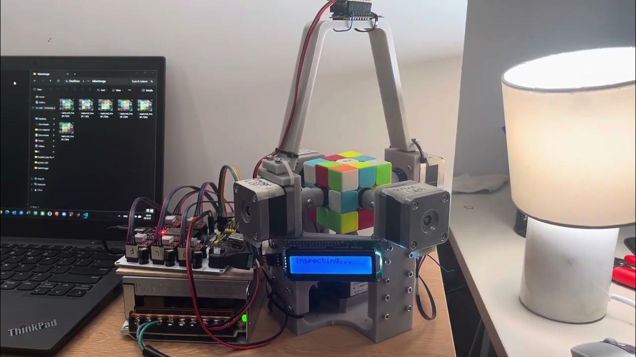 High Speed Rubik’s Cube Solving Robot Demo - YouTube