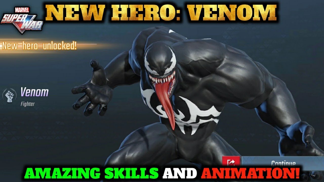 NEW HERO: Venom Gameplay - INSANE DAMAGE & SUSTAIN! - YouTube