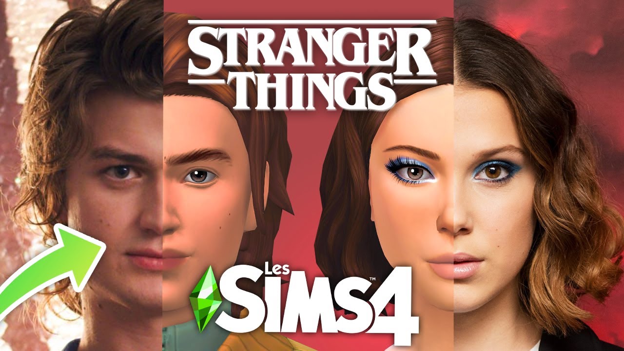 Je reproduis les acteurs de Stranger Things 📺 | Sims 4 - YouTube