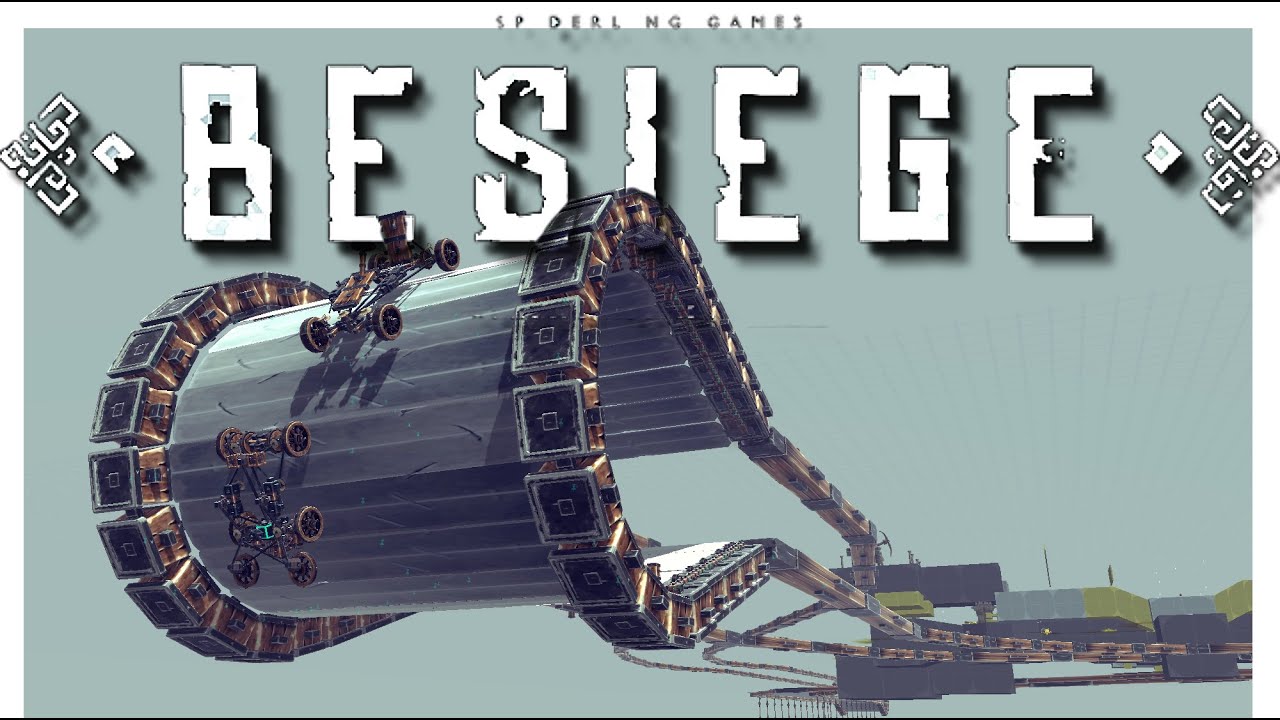 The Most Impossible Racetrack In Besiege! | Let's Play - YouTube