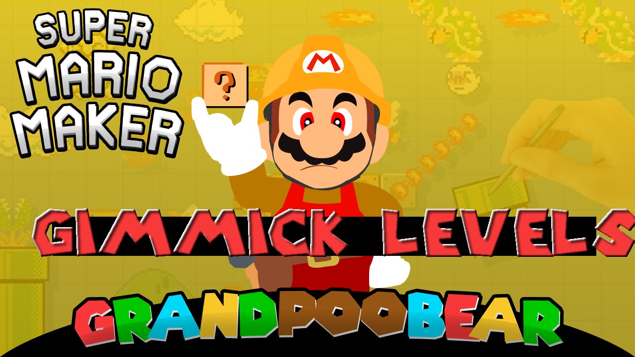 Mario Maker: Cool Gimmick Levels! - YouTube