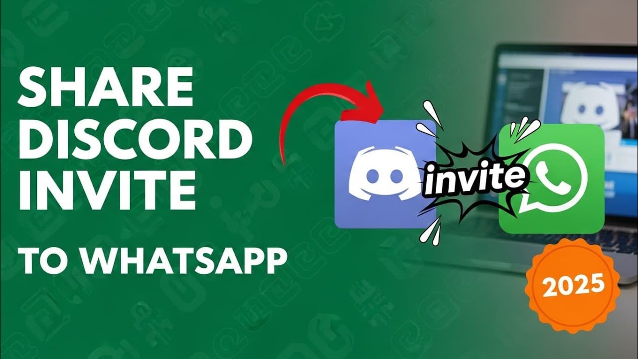 HOW TO SHARE DISCORD INVITE LINK ON WHATSAPP FROM LAPTOP 2025 - YouTube