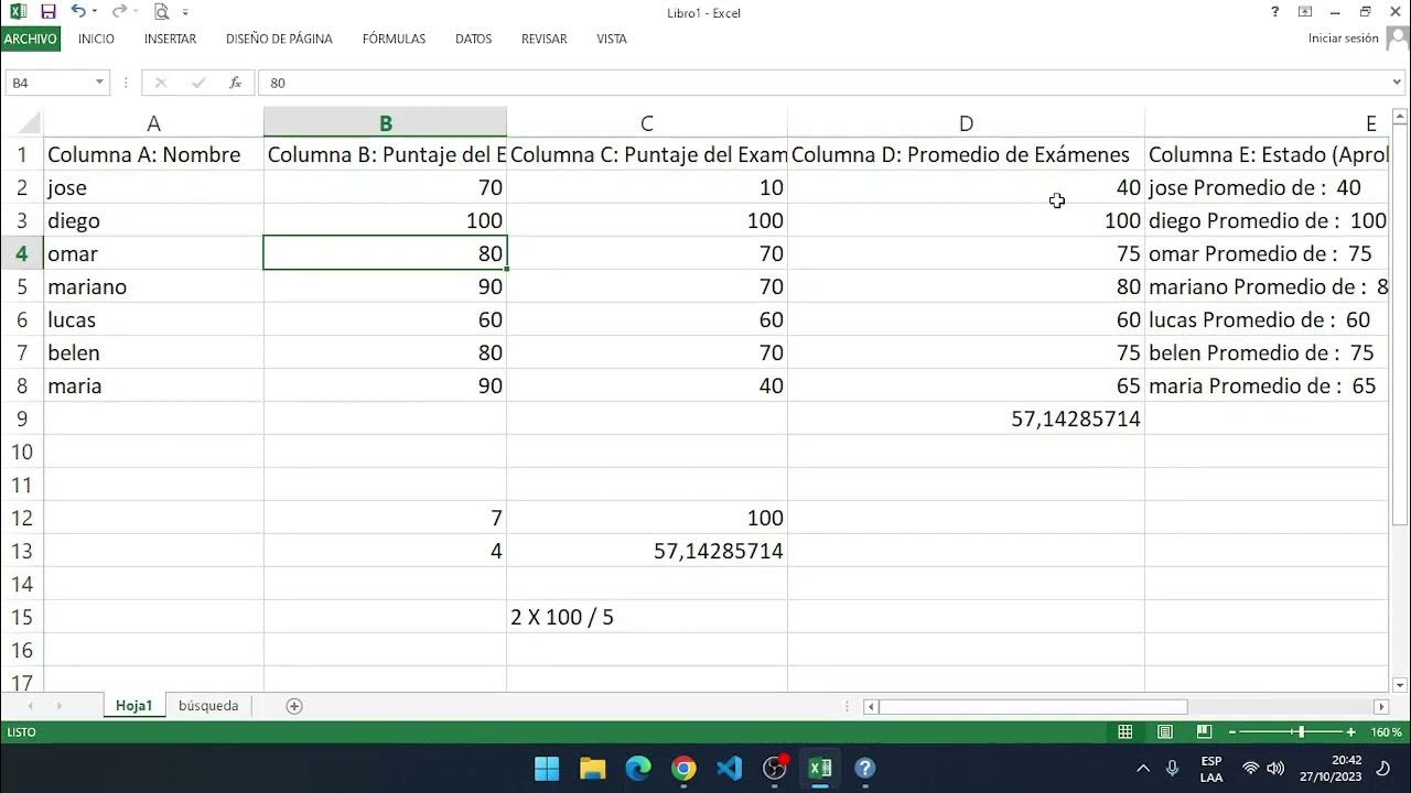 Taller Informática - Modulo Excel - Función Buscar V - YouTube