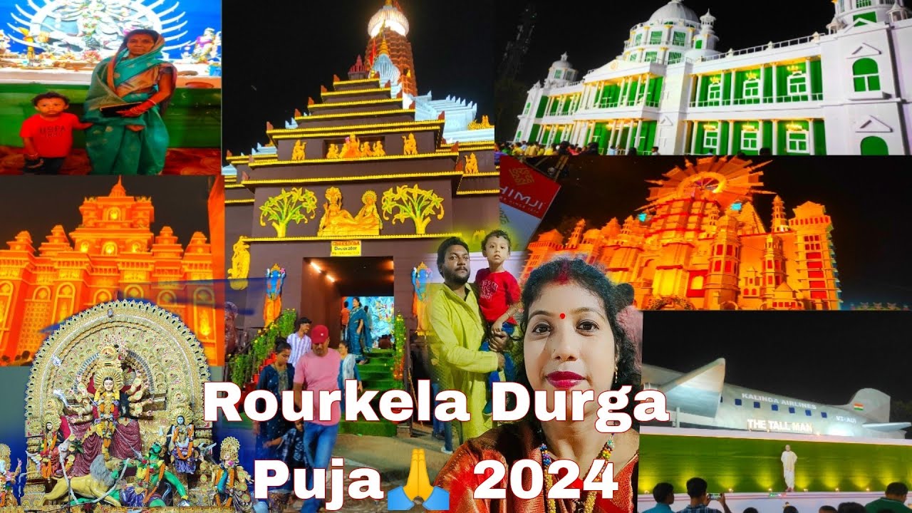 Rourkela Durga Puja🙏2024||kou pendal sabu thu best heichi||# ...