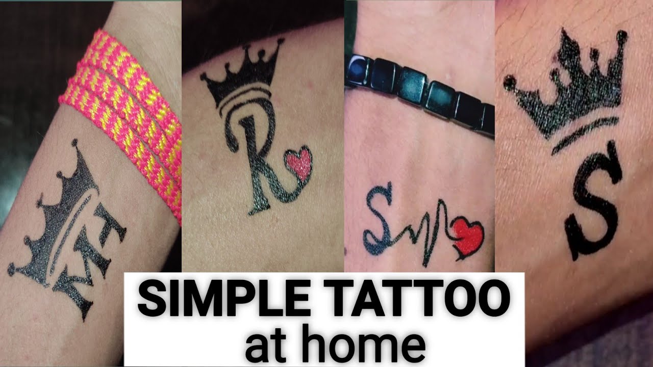 how to make pen tattoo||easy making tattoo - YouTube