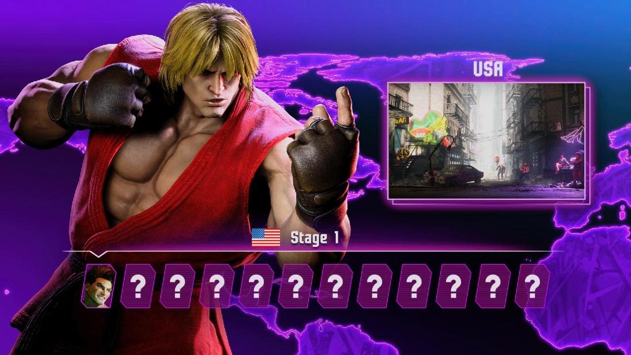 Street Fighter 6 - Ken Arcade Mode (Classic Costume) - YouTube