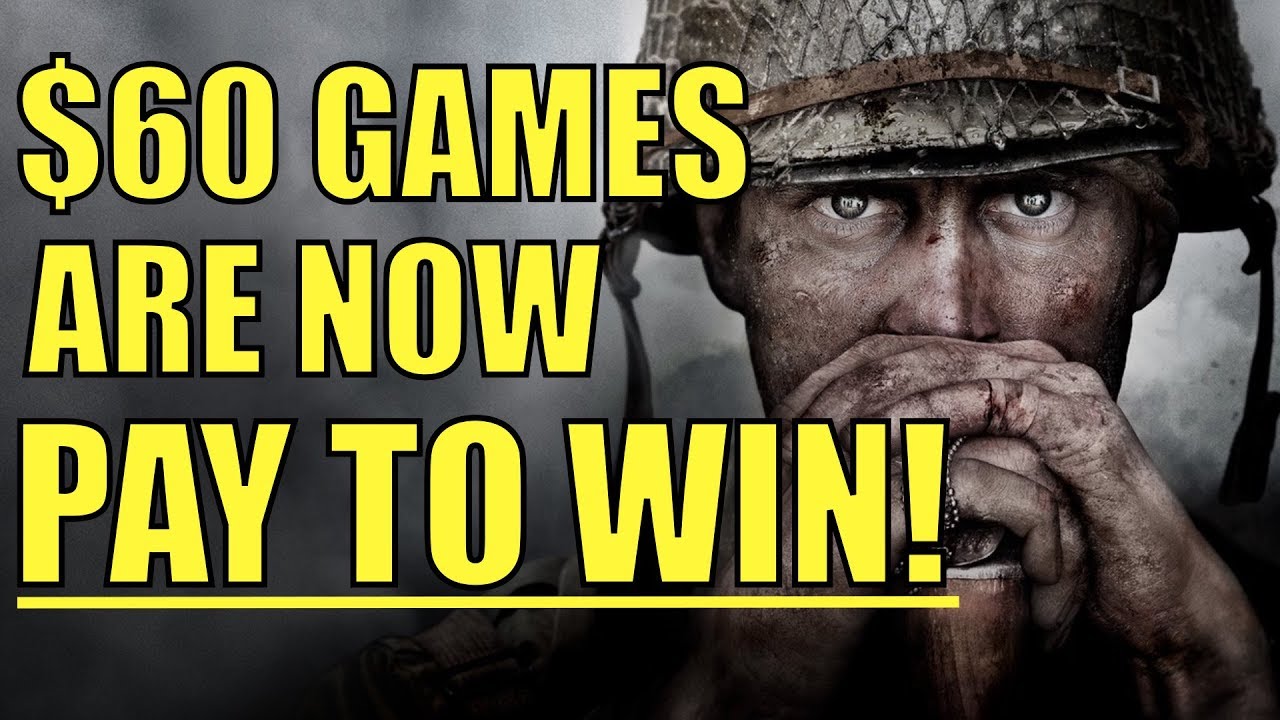 $60 GAMES ARE NOW PAY TO WIN! Call of Duty World War 2 Microtransaction ...