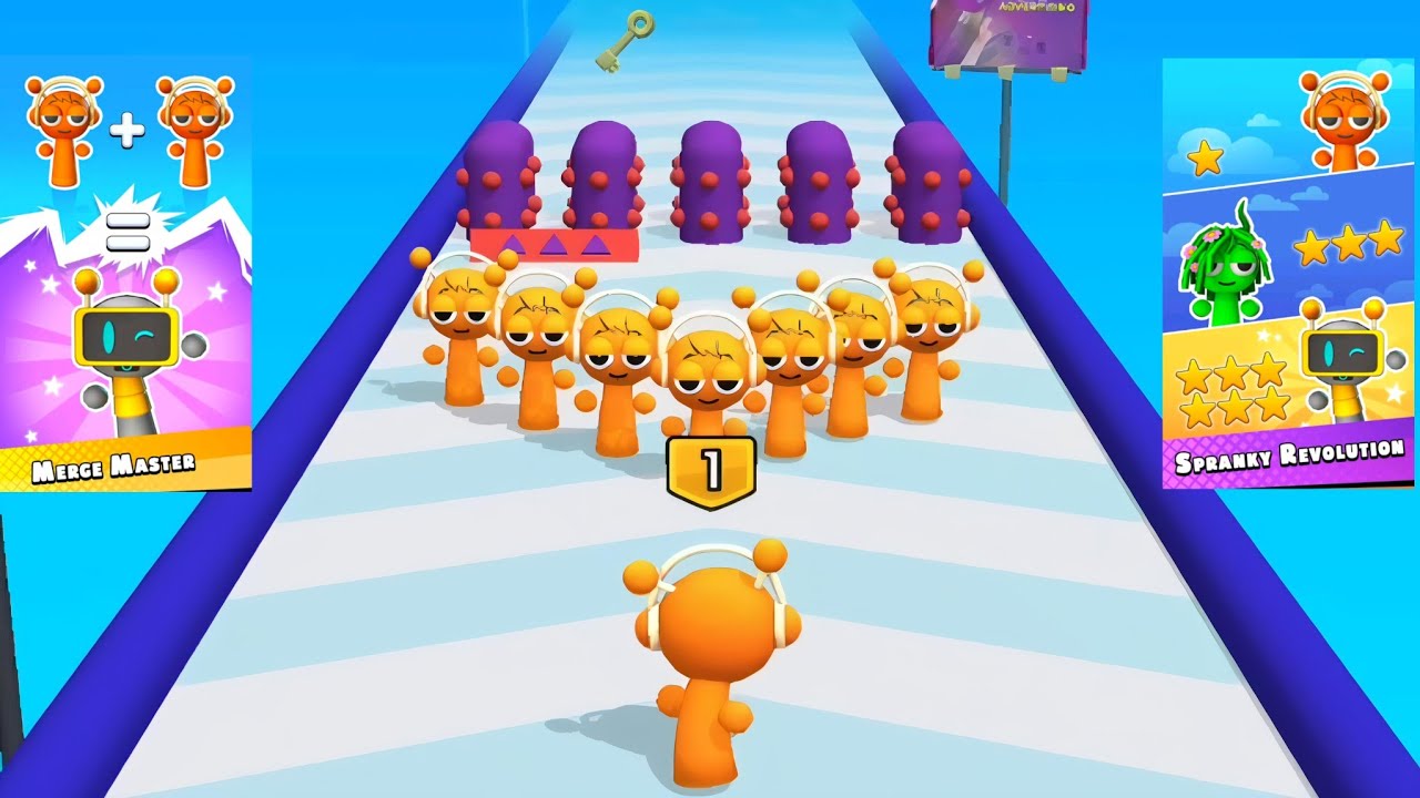 Spranky Run : Merge Master Level 1-15 🔥 - YouTube