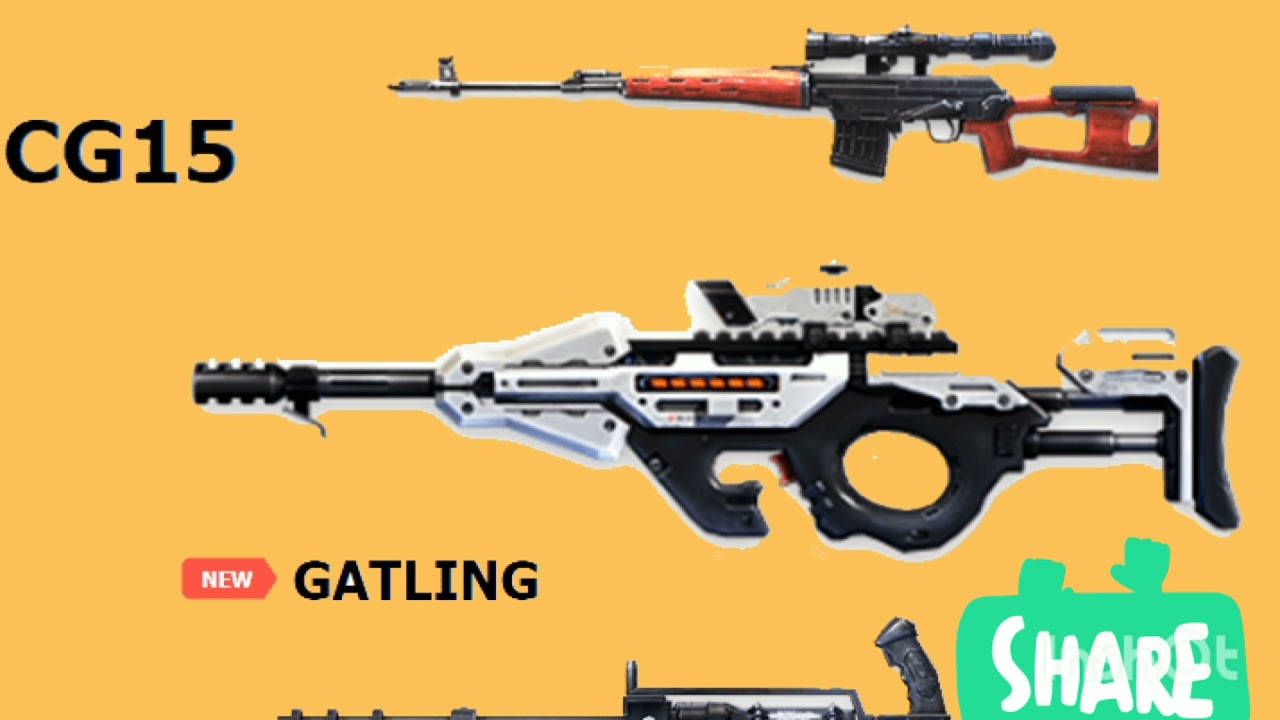 free fire all weapons - YouTube