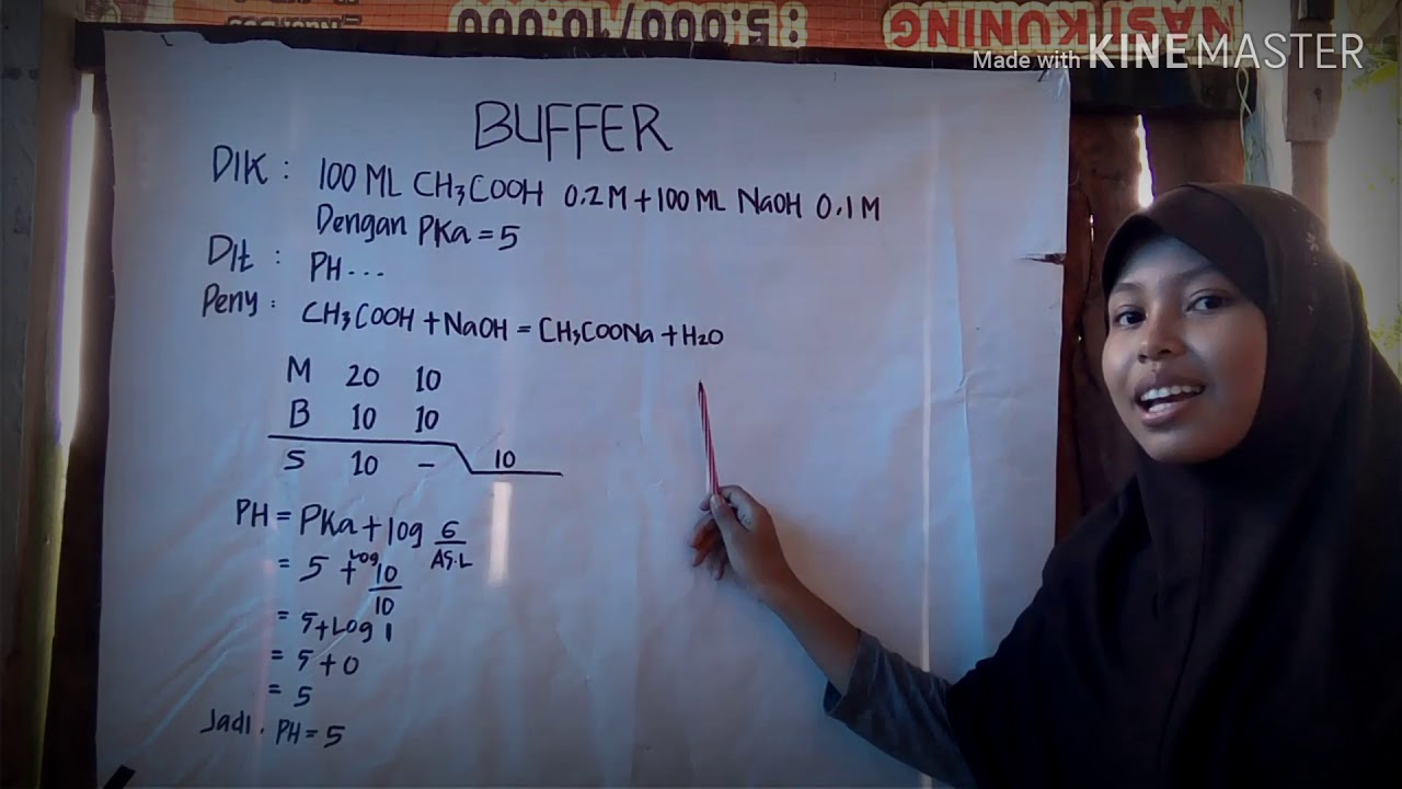 Contoh soal Materi Buffer - YouTube