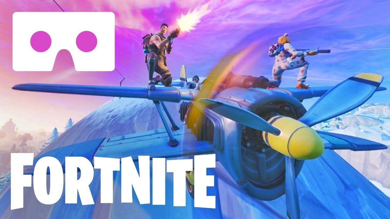 Best 360 Fortnite VR video Google Cardboard Plane 360° Virtual Reality ...