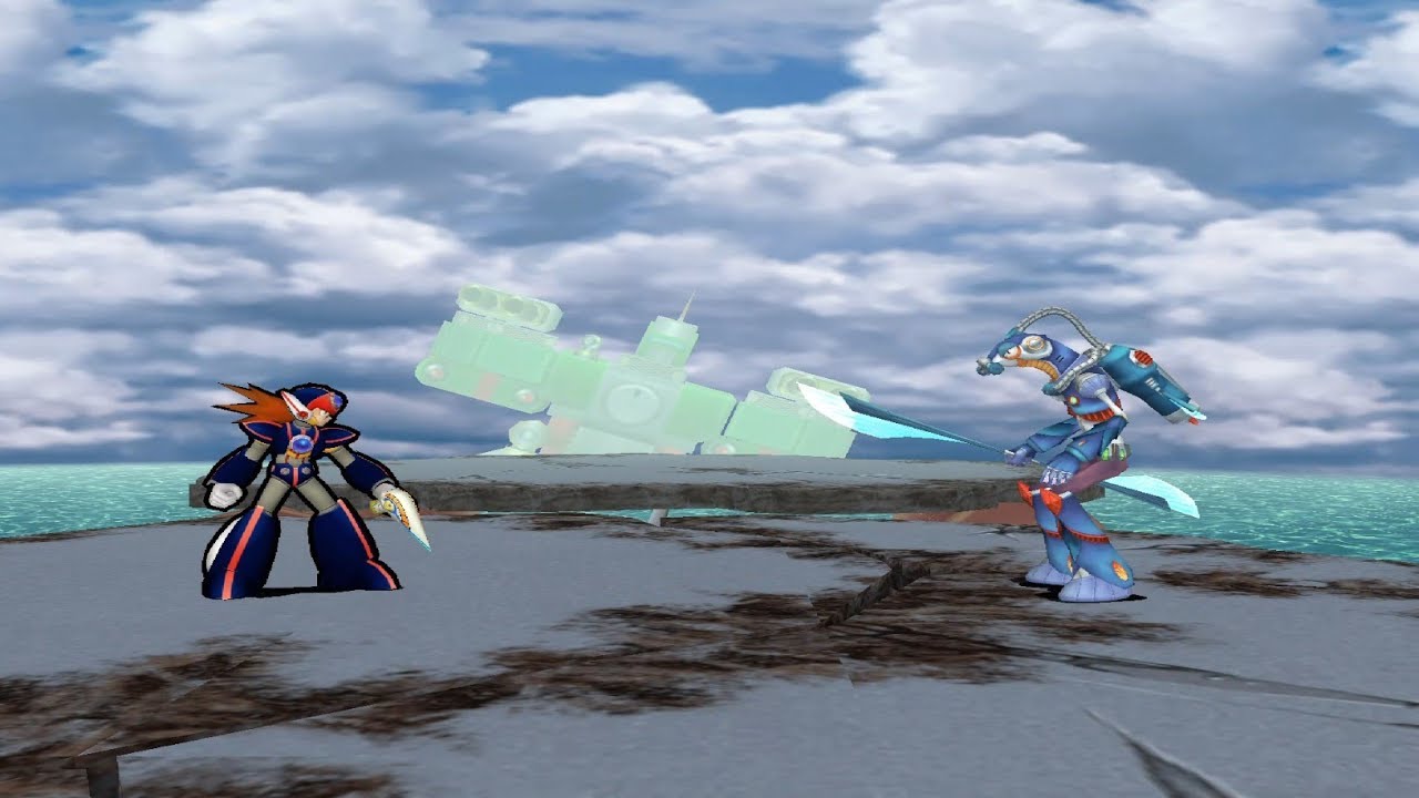 Rockman / Mega Man X7: VS Splash Warfly [AXL] ~ Japanese Audio English ...