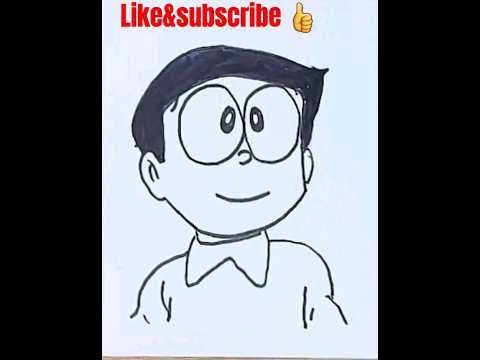 #Nobita sketch @nobita drawing @very easy drawing for beginners - YouTube
