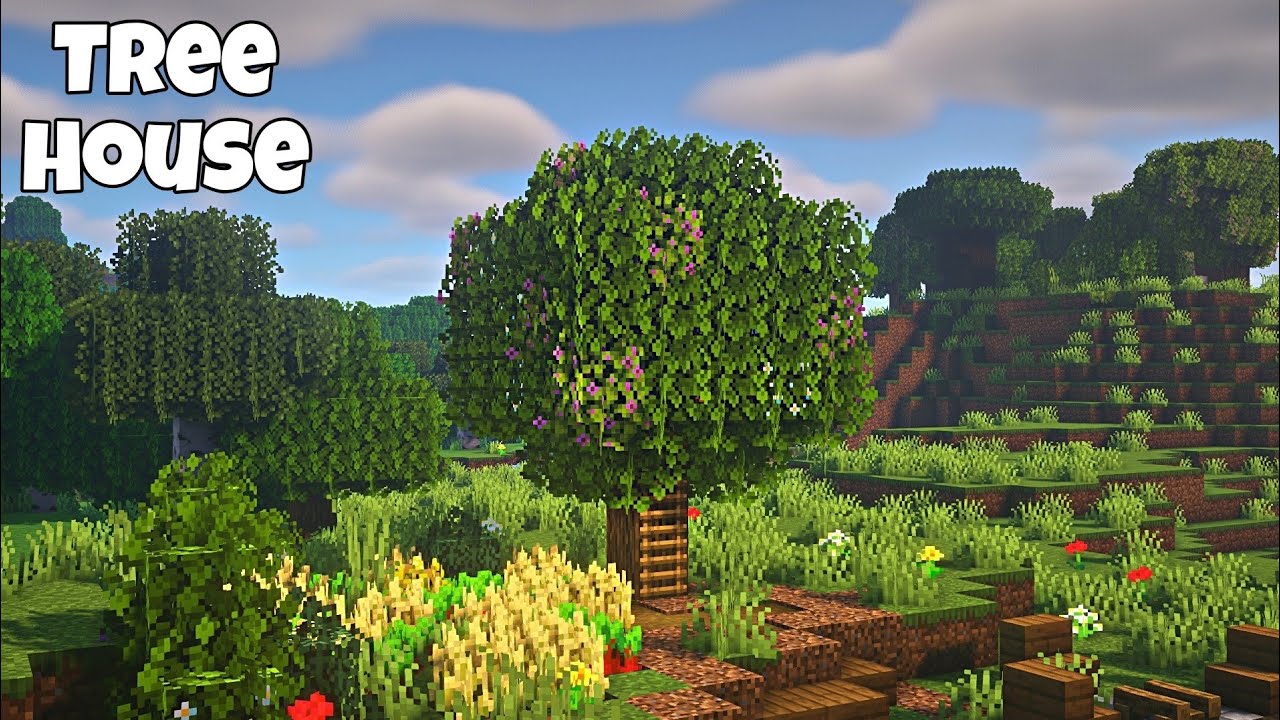 Minecraft: How to Build a Treehouse | Best Starter House - YouTube