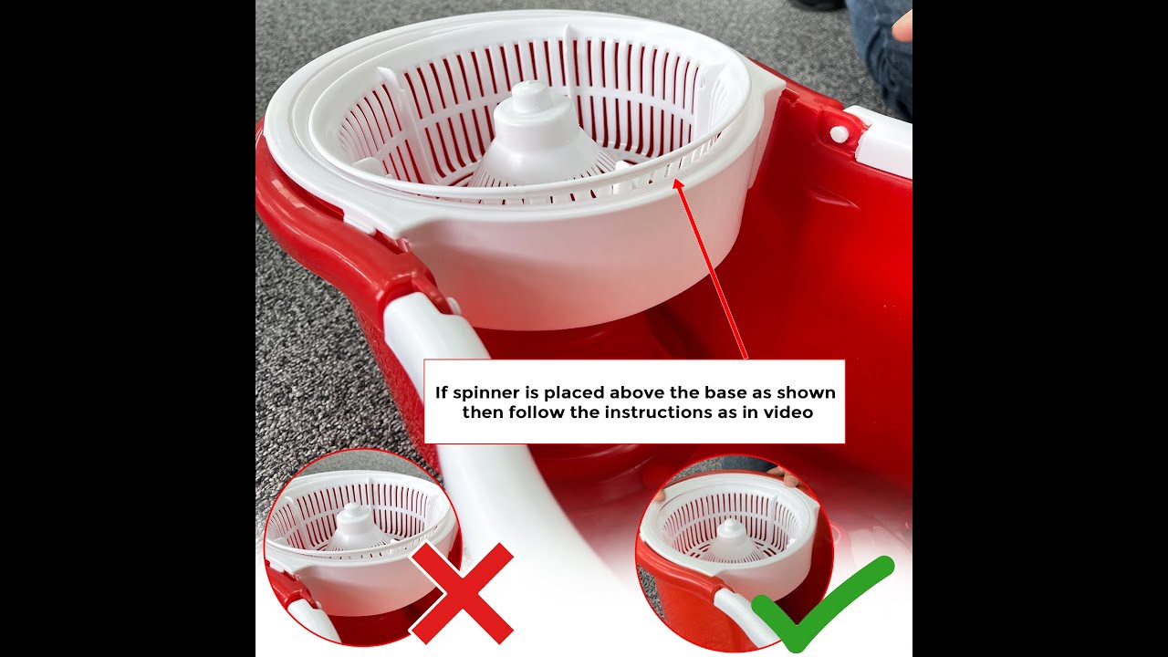 Spin Mop 360 degree Rotation - YouTube