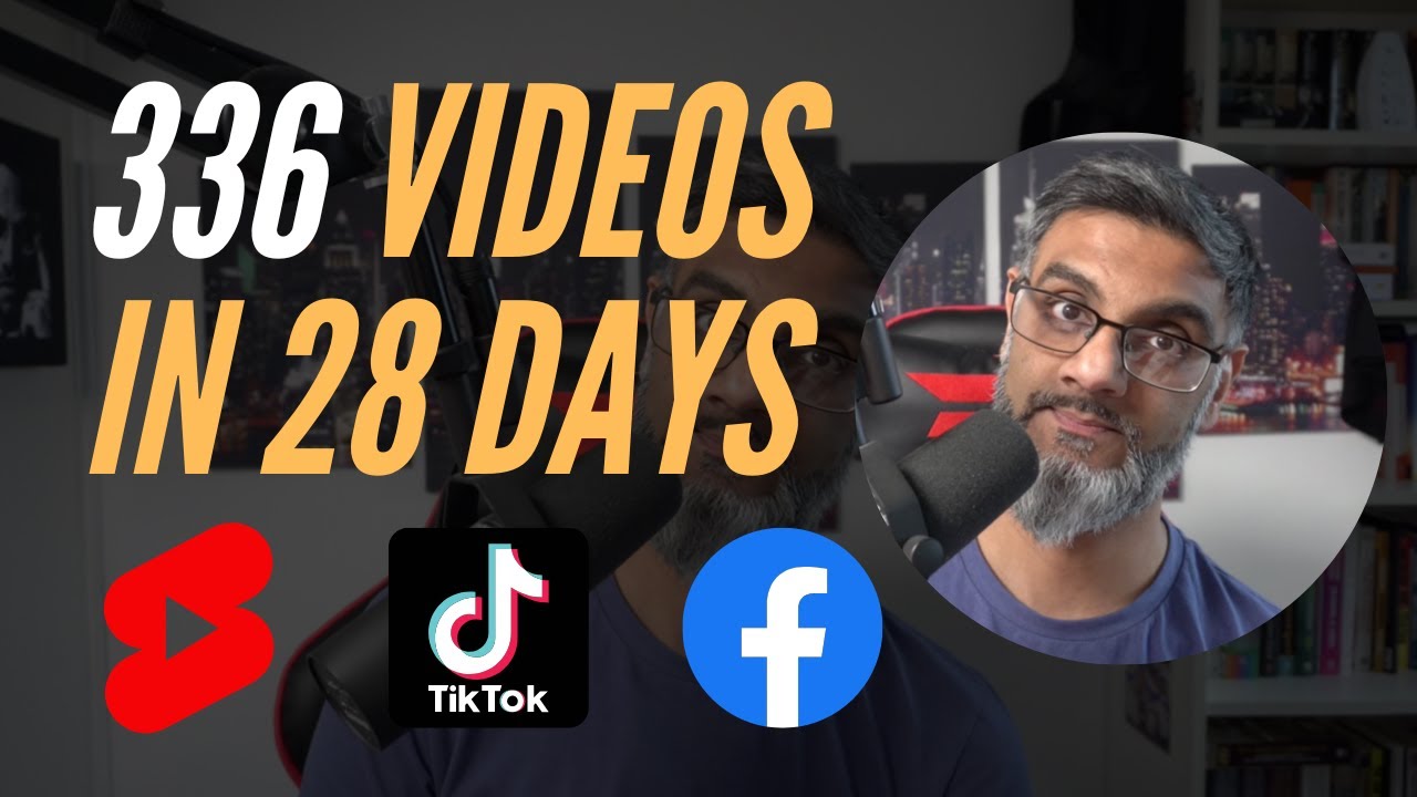 I Uploaded 336 Videos In 28 Days Across 3 Platforms - YouTube