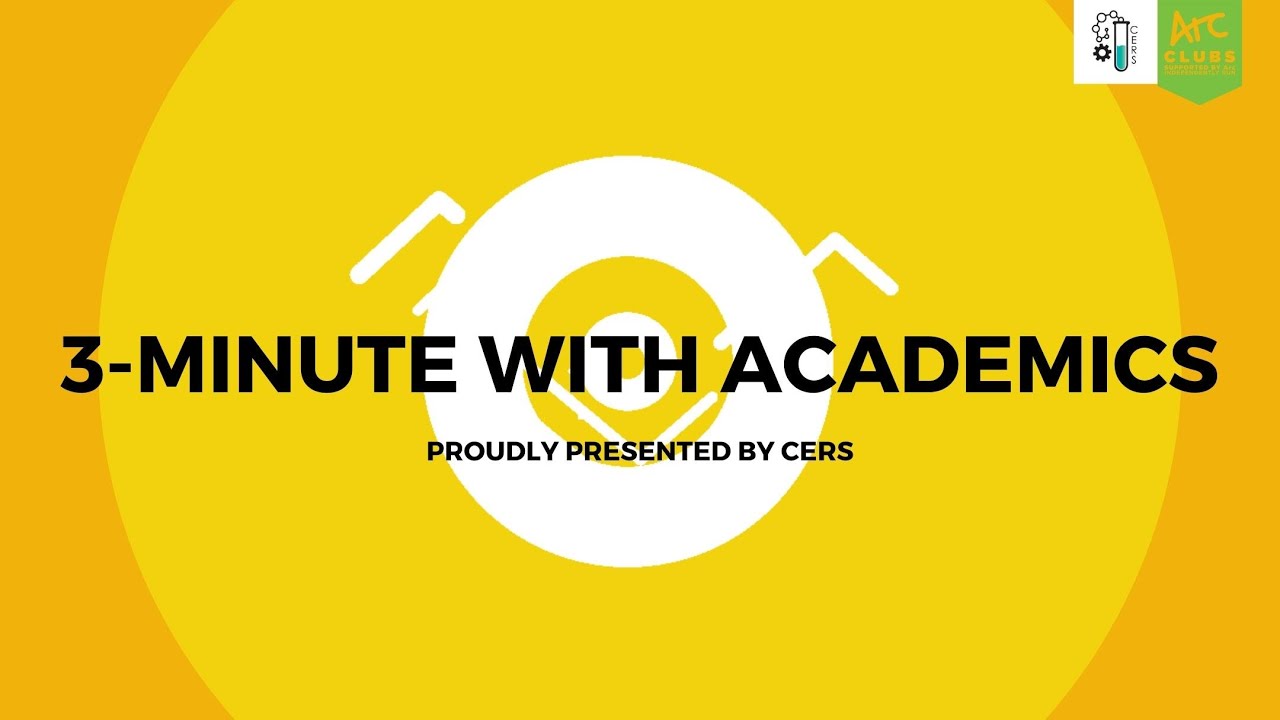 3 mins with academics - EP 4 - Pierre Le Clech | Chemical Engineering ...