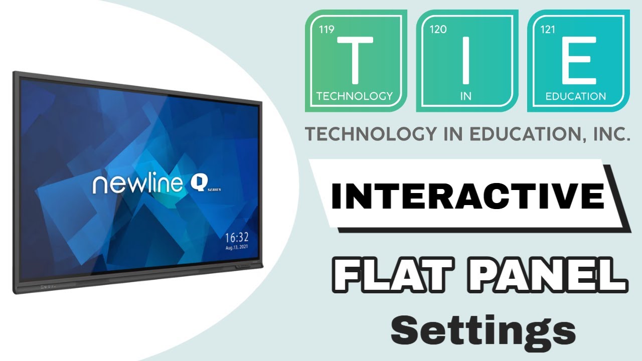 Newline Q Series Interactive Flat Panel Settings - YouTube