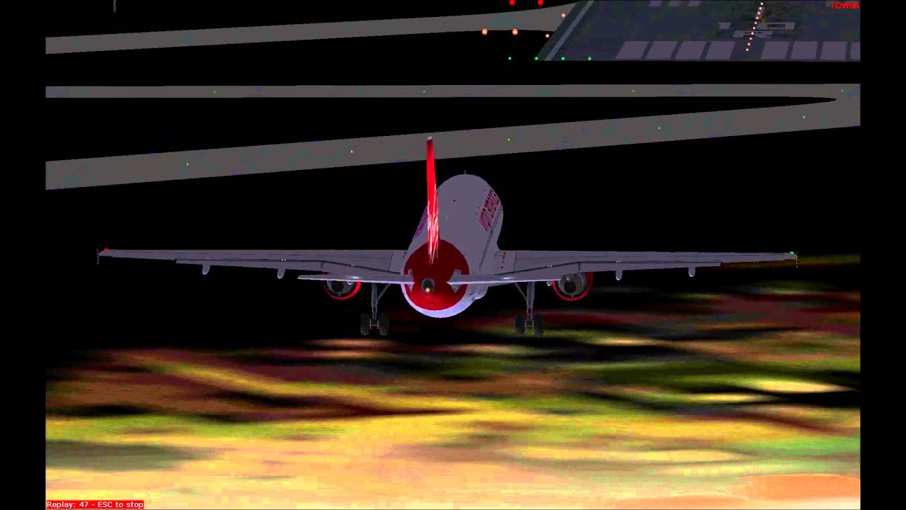 Flight Simulator 2004 Virgin America Airlines Landing at SFO A320 - YouTube