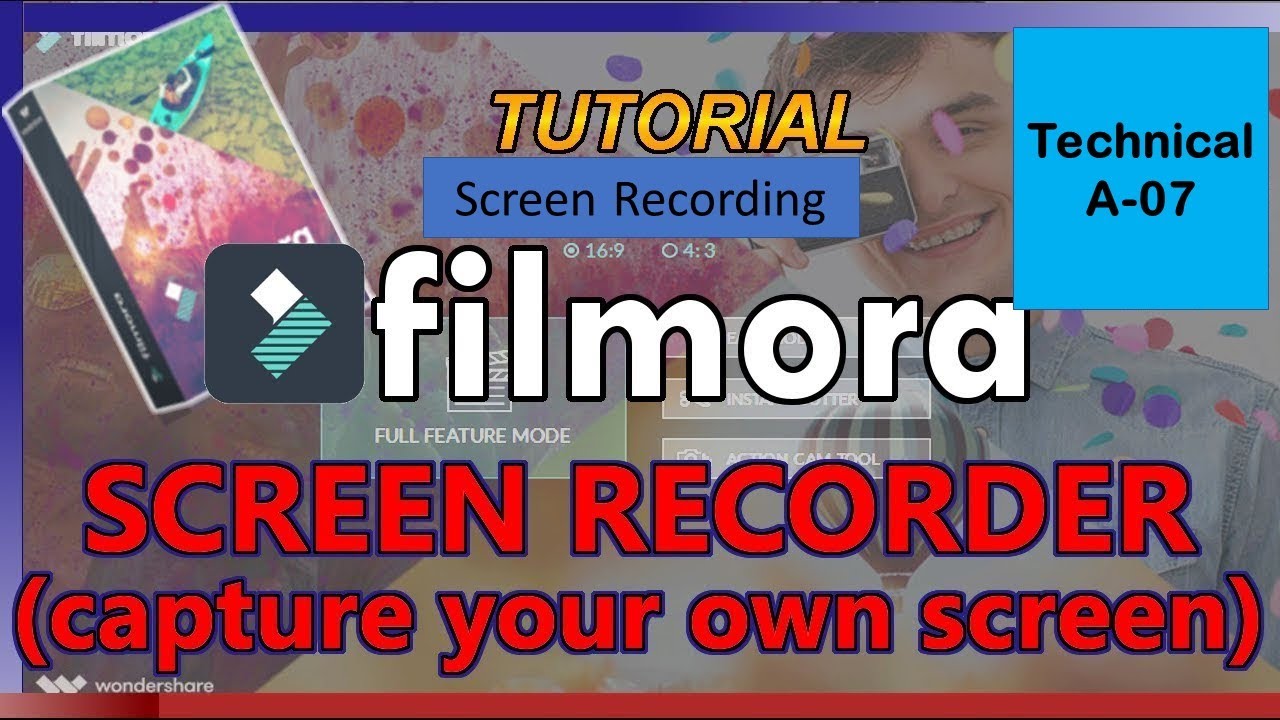 Screen Recording in Filmora Tutorial, Step by step method || Technical Abdullah - YouTube