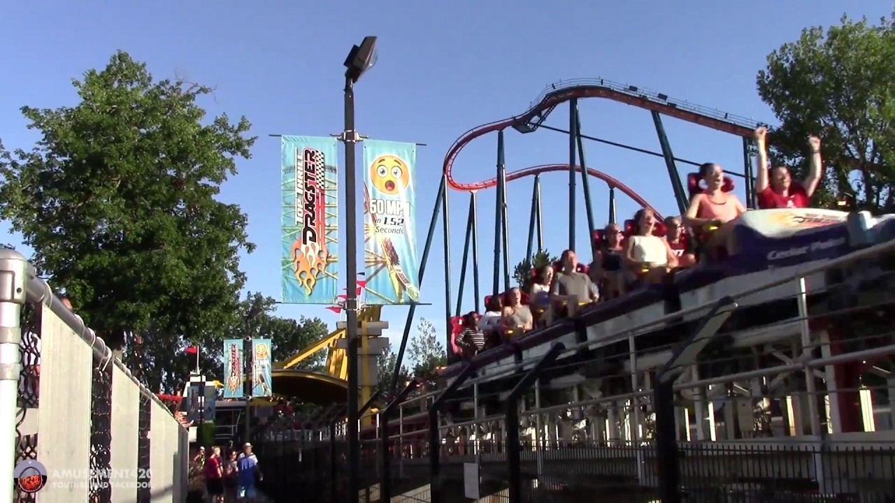 TOP THRILL DRAGSTER Reversed Like a Rollback & Forward Launch Video ...