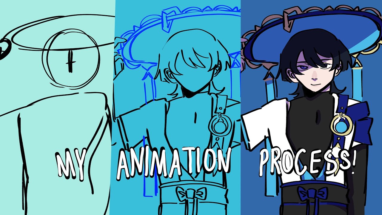My Animation Process || + Scaramouche animation :D - YouTube